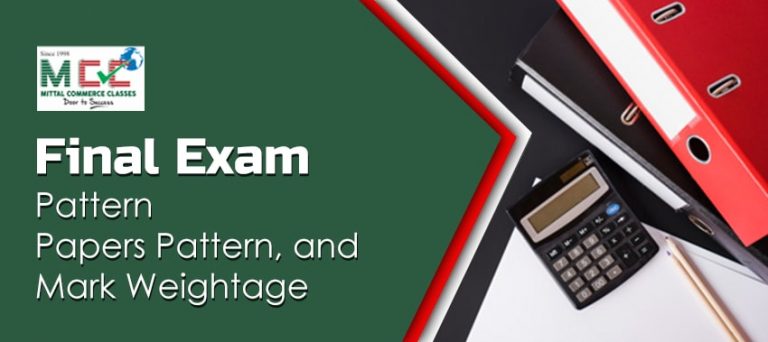 CA Final Exam Pattern 2019 (Updated) - Mittal Commerce Classes