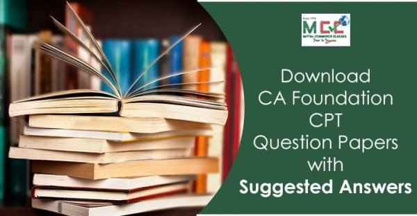 Download CA Foundation Question Papers with Answers 2023