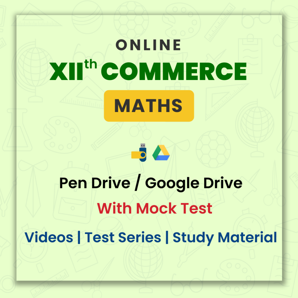 Xiith Commerce Online Classes | 12th Commerce Pen Drive Classes