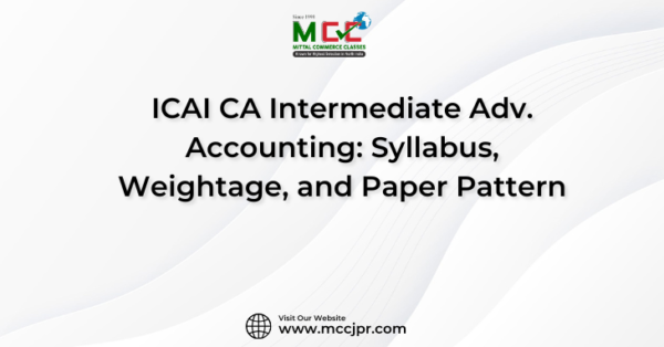 ICAI CA Intermediate Adv. Accounting: Syllabus and Paper Pattern
